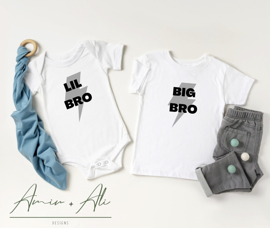 Matching Brother Shirts, Little Brother, Big Brother, Toddler Graphic ...